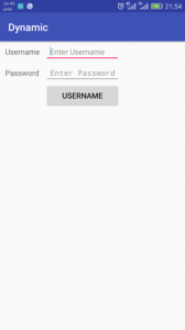 Dynamic Layout- Table Layout – AndroIndian