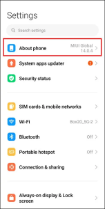 Enable Developer Options in Redmi – AndroIndian